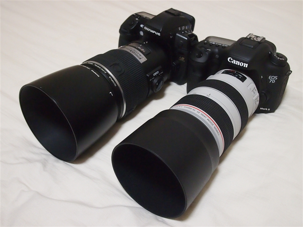 価格.com - 『7D2 + 70-300mmL と E-5 + ED 150mm F2.0 E5の方が重いです』CANON EOS 7D ...