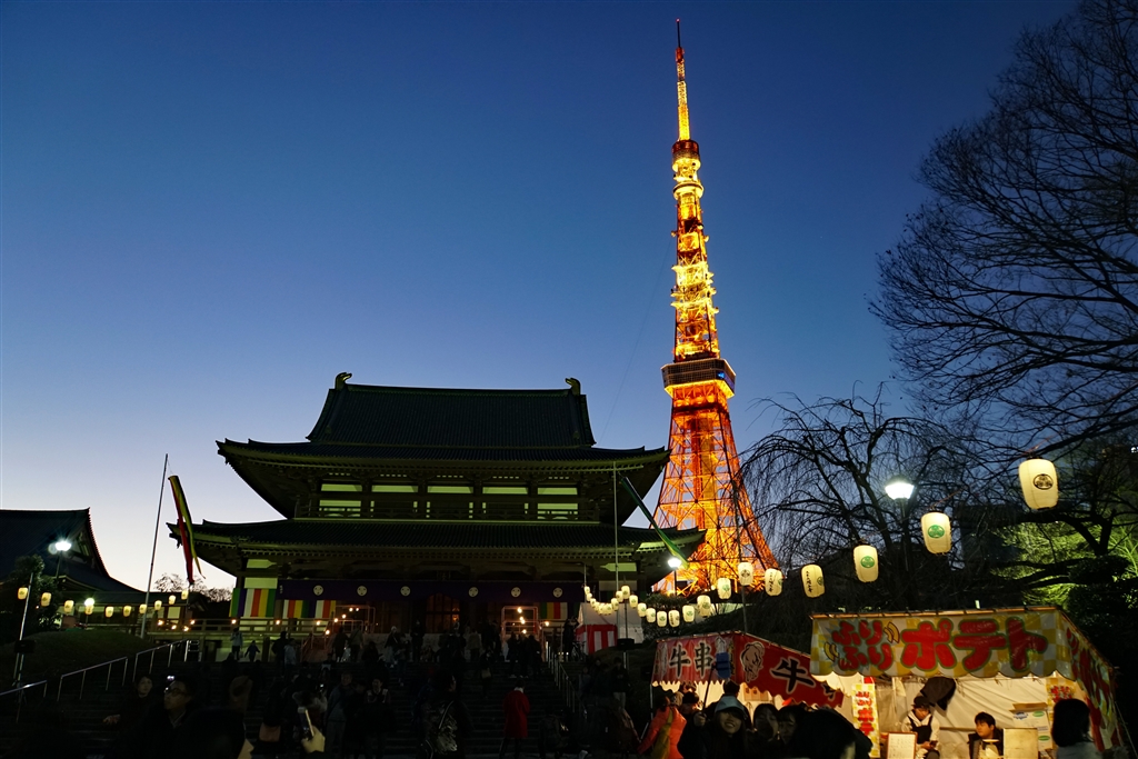 価格.com - 『増上寺とタワー』SONY α6500 ILCE-6500 ボディ shuu2さん のクチコミ掲示板投稿画像・写真「春を撮っ ...