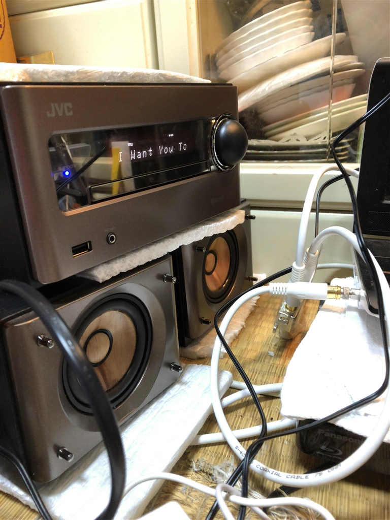 価格.com - 『本日届きたてのex s5 です。』JVC WOOD CONE EX-S5-T [ブラウン] ポッカリボンバーさん のクチコミ掲示板投稿画像・写真「別のスピーカーを接続 ...