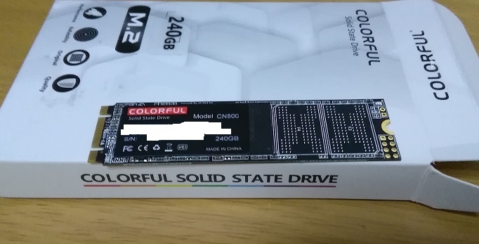 価格.com - 『表1』Colorful CN500 240G whitedenimさん のクチコミ掲示板投稿画像・写真「仕様変更の模様 ...