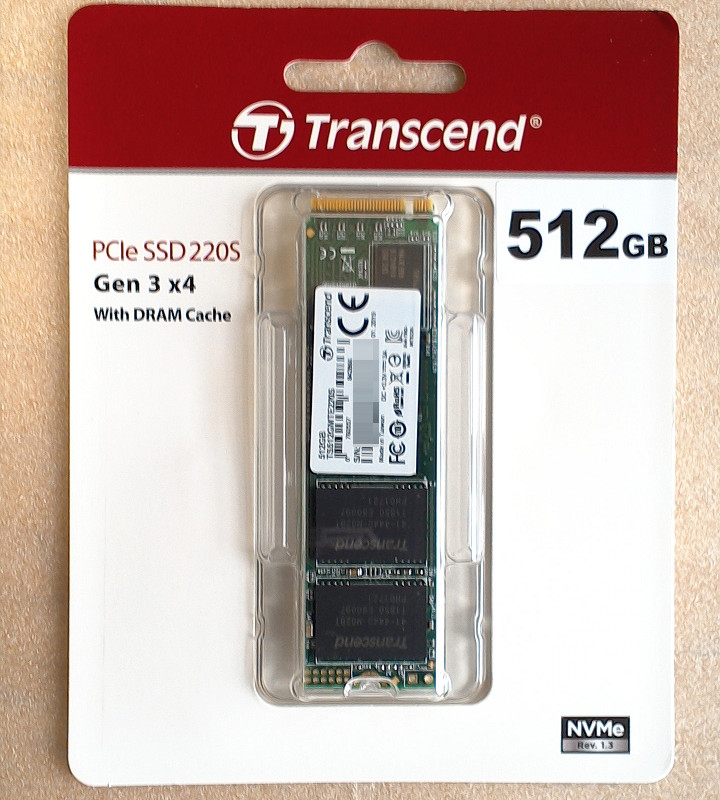 価格.com - 『package』トランセンド TS512GMTE220S toshiaki9さん のクチコミ掲示板投稿画像・写真「さくっと ...