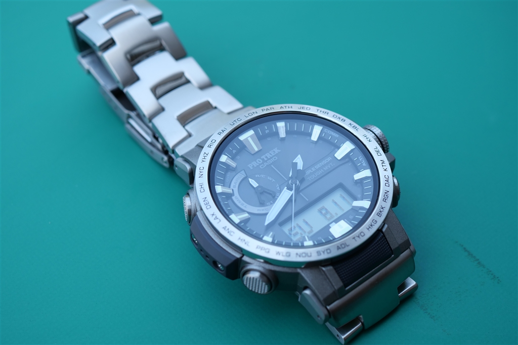 価格.com - 『チタンバンドがいいです』カシオ プロトレック トリプルセンサー タフソーラー PRW-60T-7AJF BAJA人さん の ...
