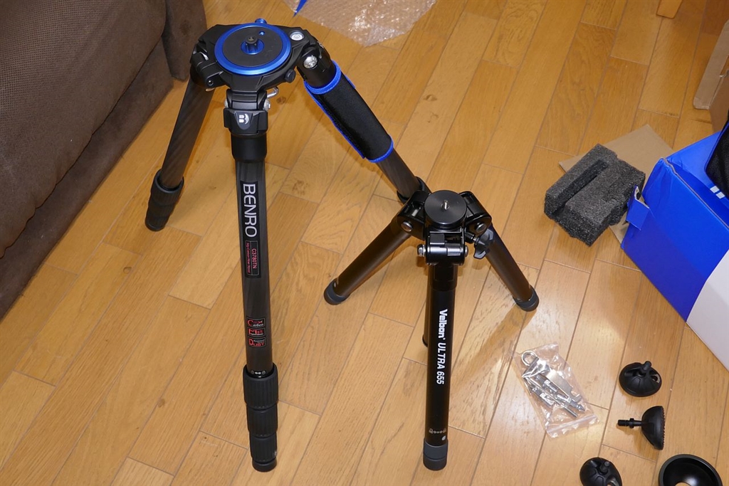 価格.com - 『ベルボンULTRA655と並べてみました』BENRO C3780T 三匹のおっさん（三人目）さん のクチコミ掲示板投稿画像 ...