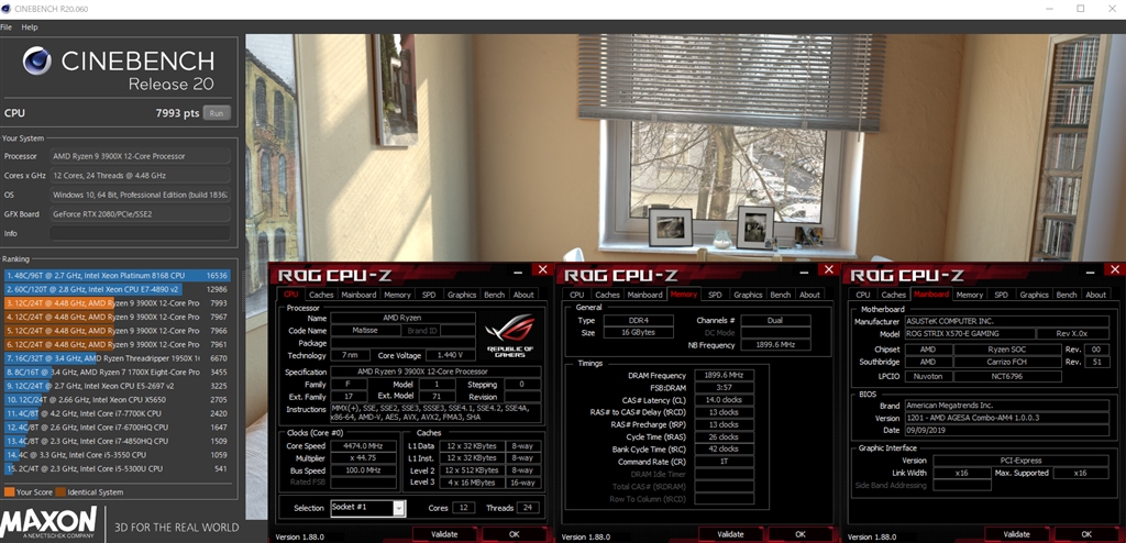 価格.com - 『CINEBENCH R20 7993pt』AMD Ryzen 9 3900X BOX すごいよまさるさん のクチコミ掲示板 ...