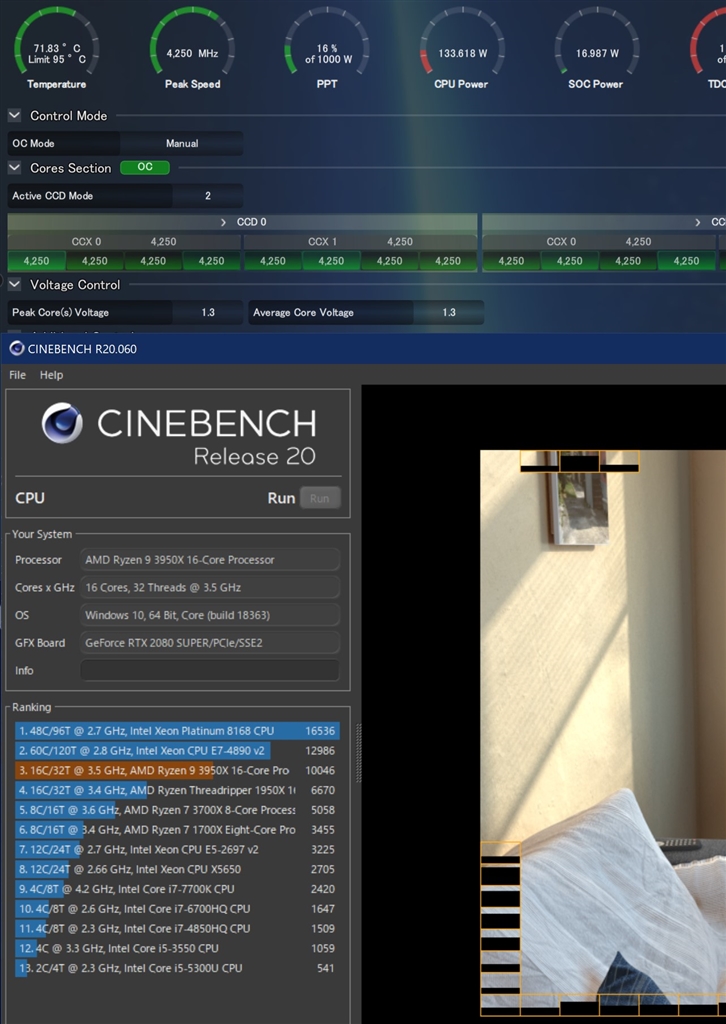 価格.com - 『R20 モニタリング』AMD Ryzen 9 3950X BOX シルバーフライさん のクチコミ掲示板投稿画像・写真「4 ...