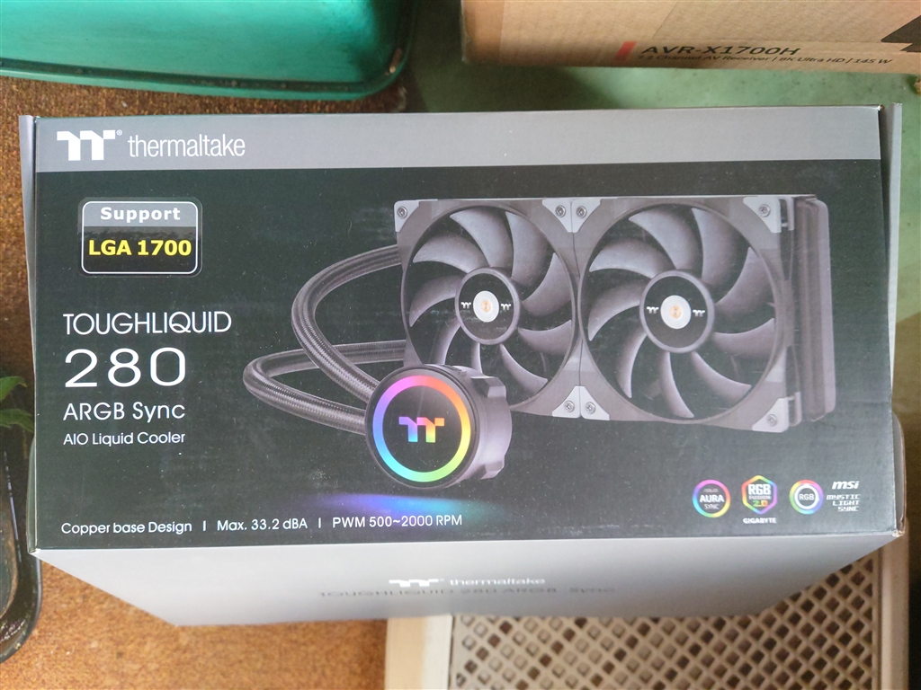 価格.com - Thermaltake TOUGHLIQUID 280 ARGB Sync CL-W320-PL14BL-A 蛇魅螺さん の ...
