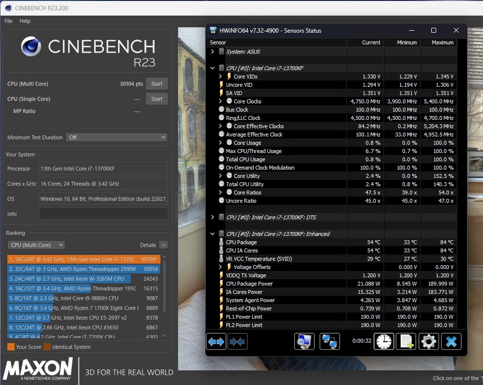価格.com - 『CineR23 i7-13700KF(PL 190W Only 0.01) 4000CL16 12℃ with CC-06CR』インテル Core i5 13600K ...
