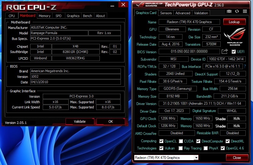 価格.com - 『CPU-ZとGPU-Z』ASUS Rampage Formula サフィニアさん のクチコミ掲示板投稿画像・写真 ...