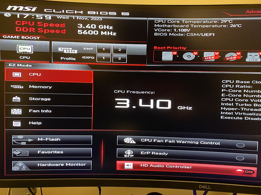 価格.com - 『BIOS画面』MSI MAG Z790 TOMAHAWK WIFI derax_さん のクチコミ掲示板投稿画像・写真「最小 ...