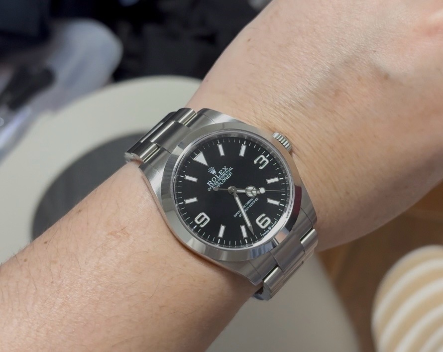 価格.com - ロレックス エクスプローラー 224270 [369アラビア オイスターブレスレット ブラック] ピンクパンサ-さん の ...