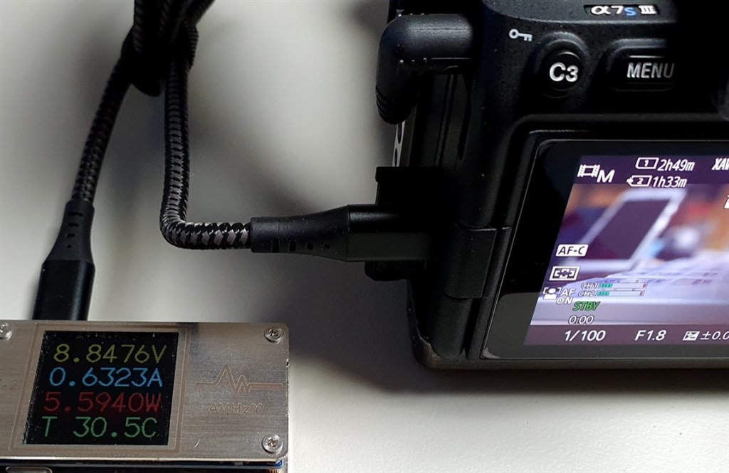本体直接充電が遅い件』 SONY α7S III ILCE-7SM3 ボディ の 本体直接充電が遅い件』 SONY α7S III ILCE-7SM3 ボディ の