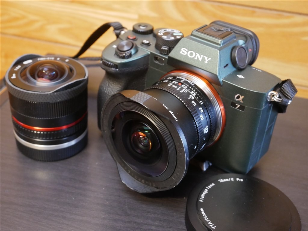 フルサイズ用にフードカット、samyang 8mm F2.8 Fish-eyeII比較 フルサイズ用にフードカット、samyang 8mm F2.8 Fish-eyeII比較